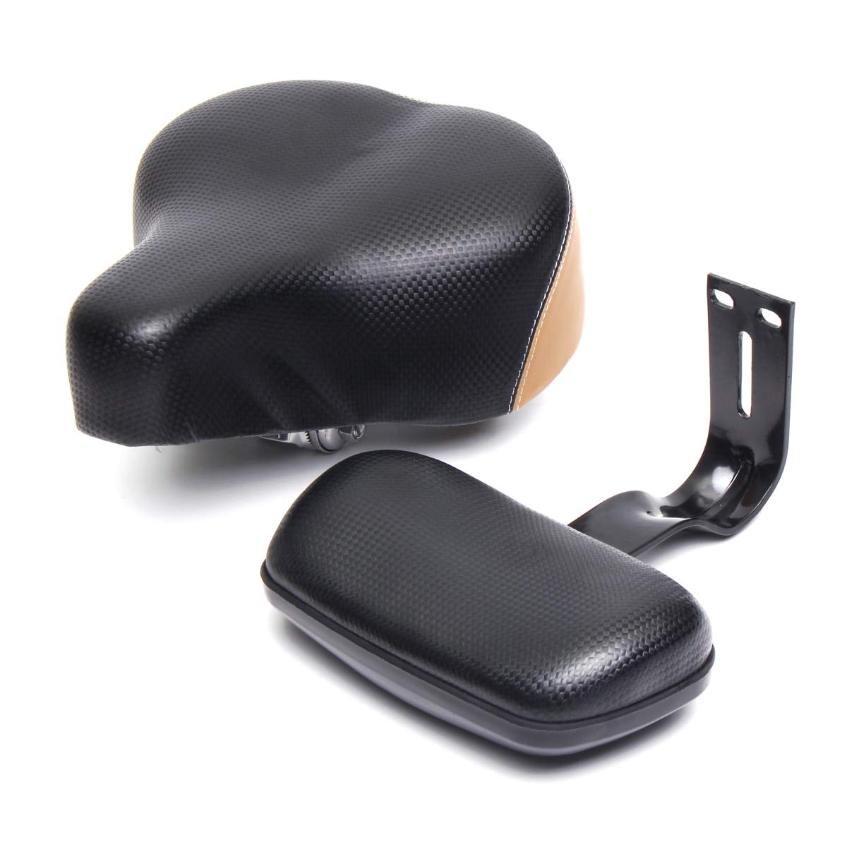 SARE HOME Bike Seat Universal Bicycle Saddle Front Seat with Back Rest Support Bicycle Accessories Part for Electric Vehicle Bicycle Seat