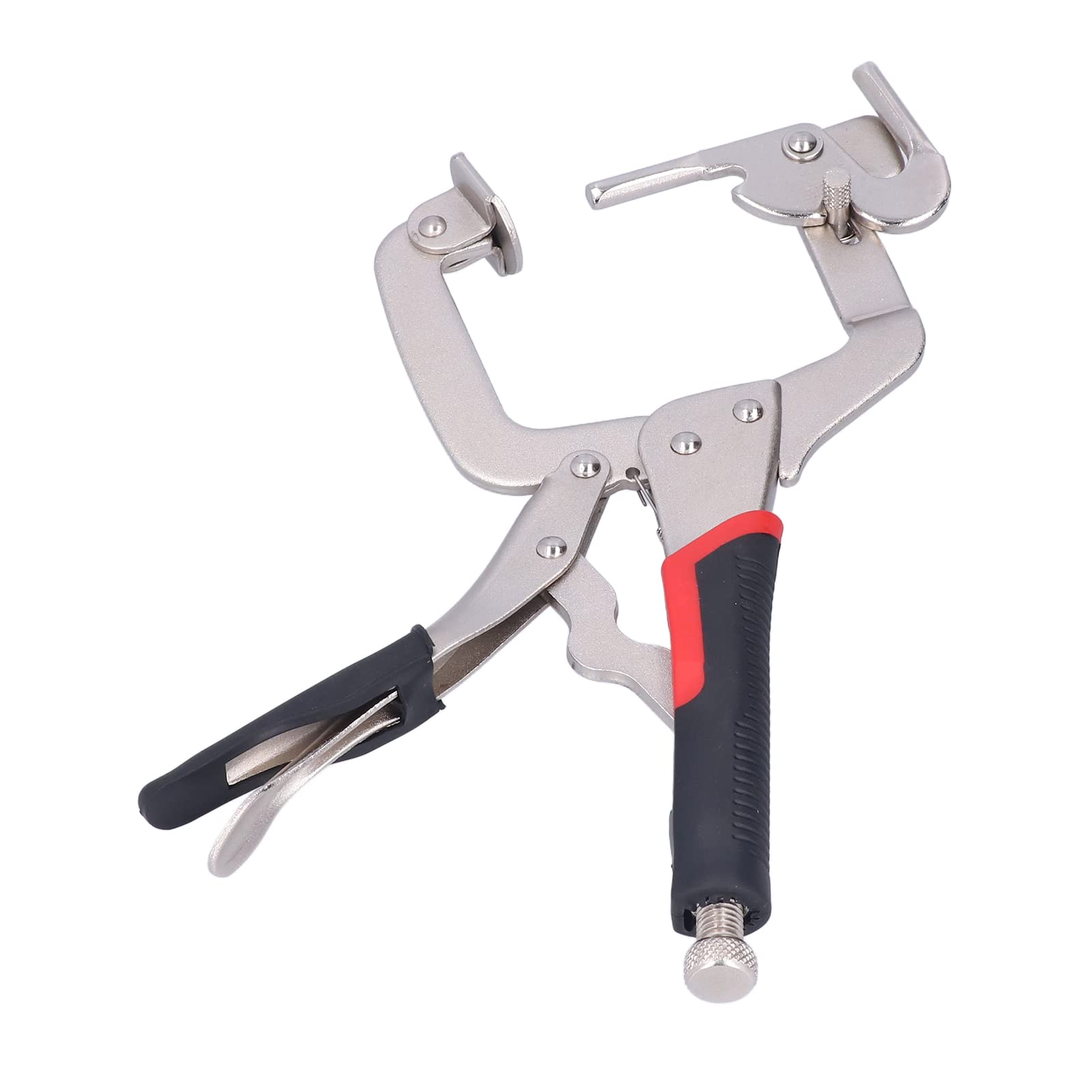 Orenic Pocket Hole Clamp, 360° Rotation Movable Claw Grip Adjustable Buckle Woodworking Clamps, Open Pliers Pocket Hole Jig Kit, Adjustable Clamps for Woodworking & Angled Holes, Woodworking Clamps