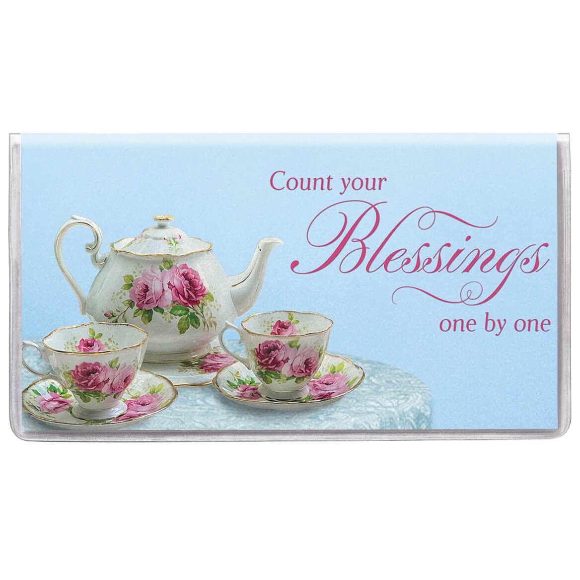 Teacup 2 Year Planner, Additonal Space for Notes, Plastic Cover, Teacup Design - Measures 6 3/4" Long x3 5/8" Wide