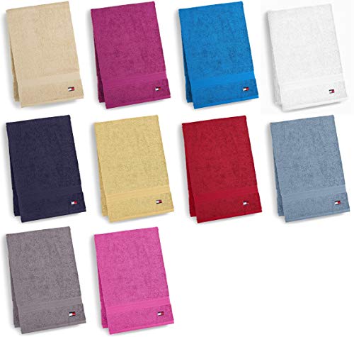 Tommy Hilfiger All American II Hand Towel, 16 x 26 inch, Steel Grey