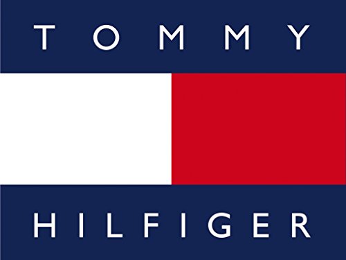 Tommy Hilfiger Men's 5 Pack Allover Flag Pattern Dress Crew Socks, Classic Black, Shoe Size 7-12