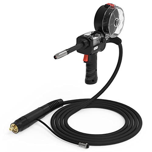 YESWELDER 150A Spool Gun LBT150, 10 FT Cable Fits YESWELDER MIG-250 PRO MIG-205DS YWM-211P,YWM-200 Mig Welder,European Connector Welder with 2-Pin Control Switch