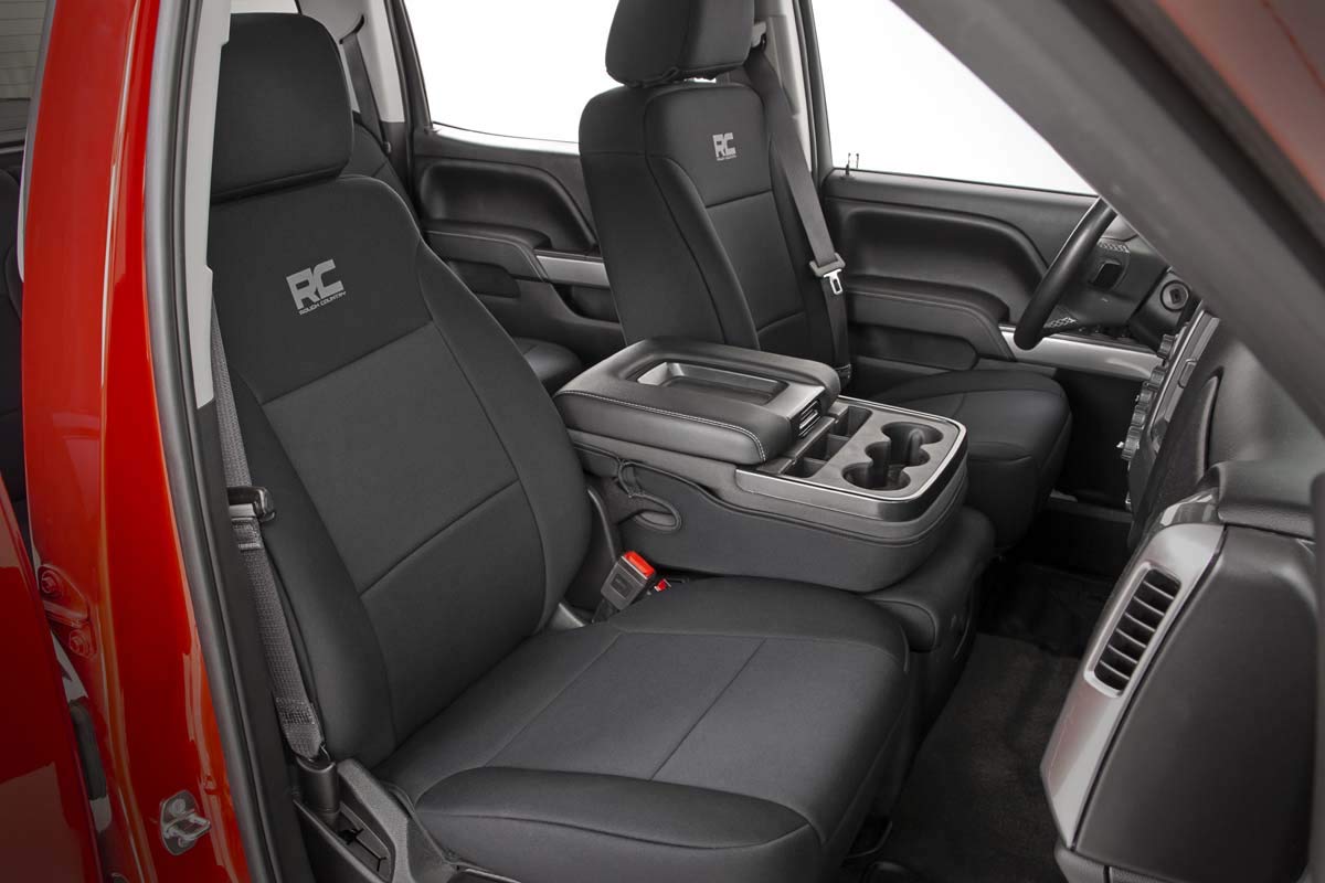 Rough Country Neoprene Seat Covers for 2014-2018 Chevy/GMC 1500-91025