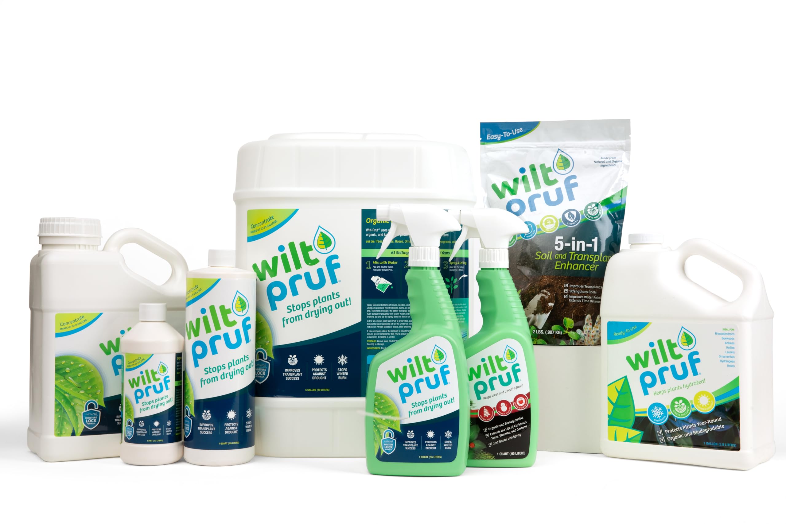 Wilt-Pruf® Plant Protector | Stops Plants from Drying Out | Ready-to-Use Trigger Sprayer, 1 Quart (32 oz)