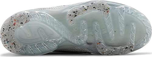 Nike Boy's Air Vapormax 2021 FK (Big Kid) White/White/Black/Metallic Silver 6.5 Big Kid M