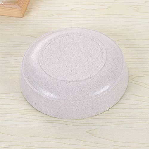 ZUYYON 2 Pack Double Dish Bowl Snack Serving Bowl with Seeds Shell Storage, Wheat Straw Snack Serving Dish for Peanuts Pistachios Cherries Edamame Fruits Candy