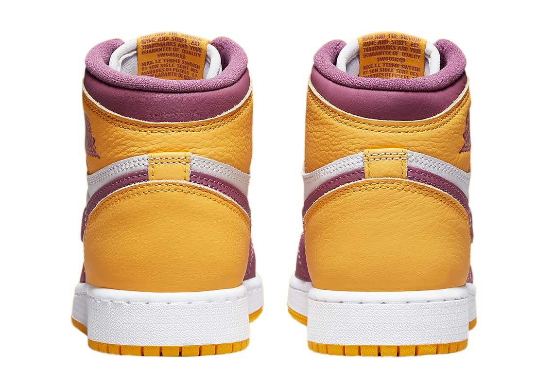 Nike Big Kids Jordan 1 High Retro OG 'Brotherhood' Basketball Shoes