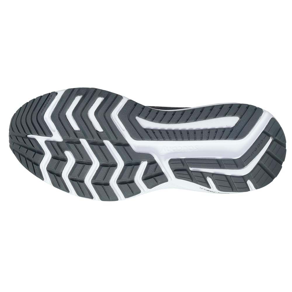 Saucony Omni 21 Women's Running Shoe, Black/White, 9.5