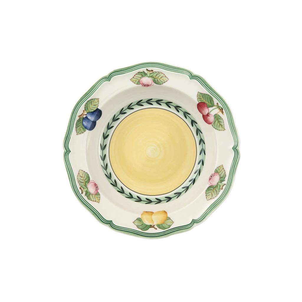 Villeroy & Boch French Garden Fleurence Rim Cereal, 7.75 in, White/Multicolored