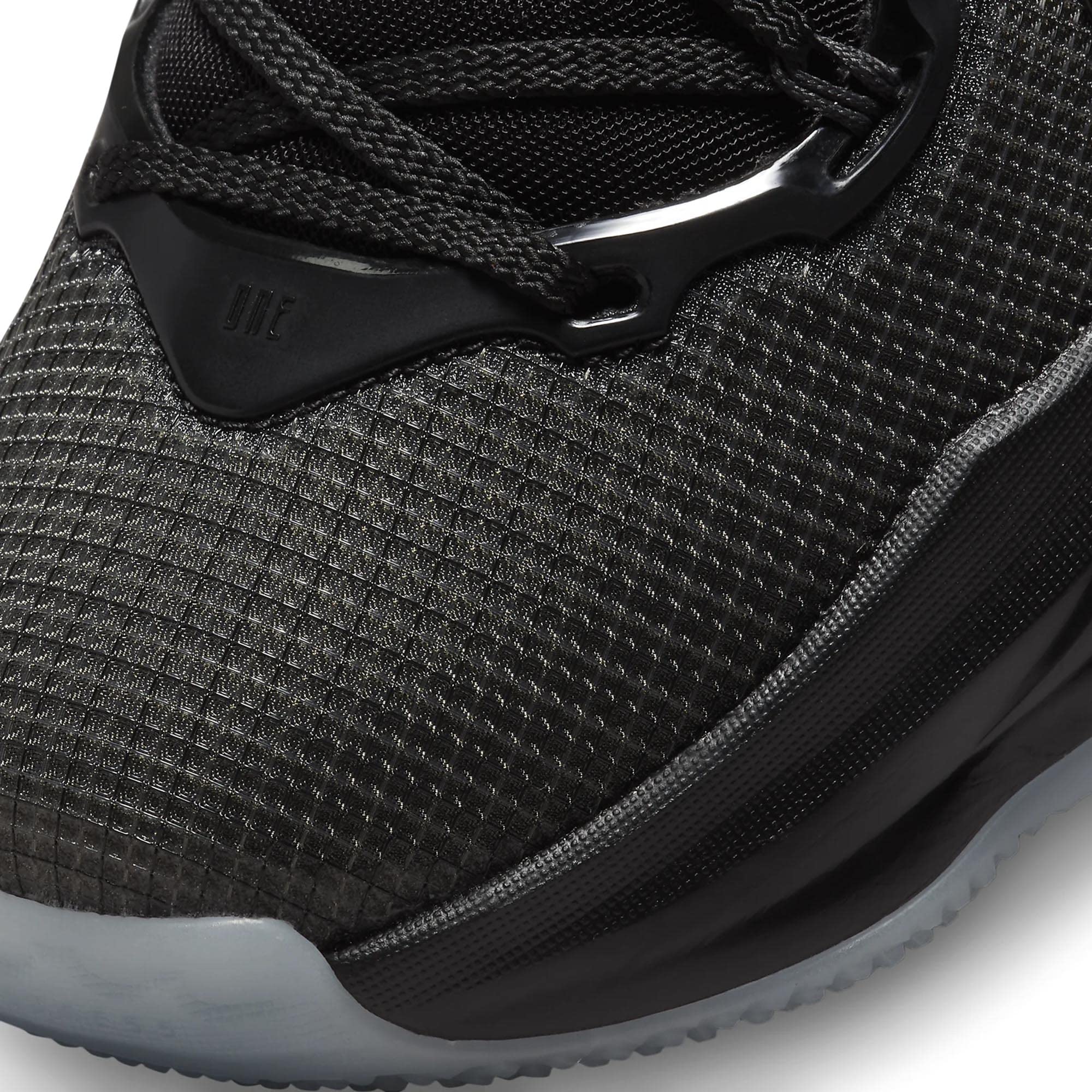 Nike Kids Lebron 19 (GS) Basketball Shoe, Black/Green Glow/Anthracite, 7 US