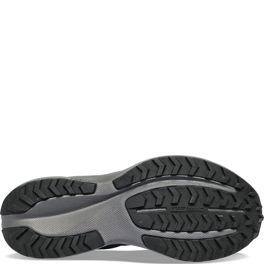 Saucony Women's Ride 15 TR Gore Tex Trail Running Shoe, Black/Charcoal, 8.5