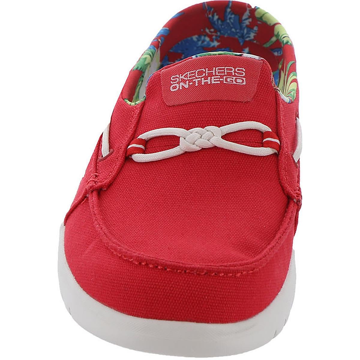 Skechers Women's ON-The-GO Flex-Boat Shoe, Red, 8