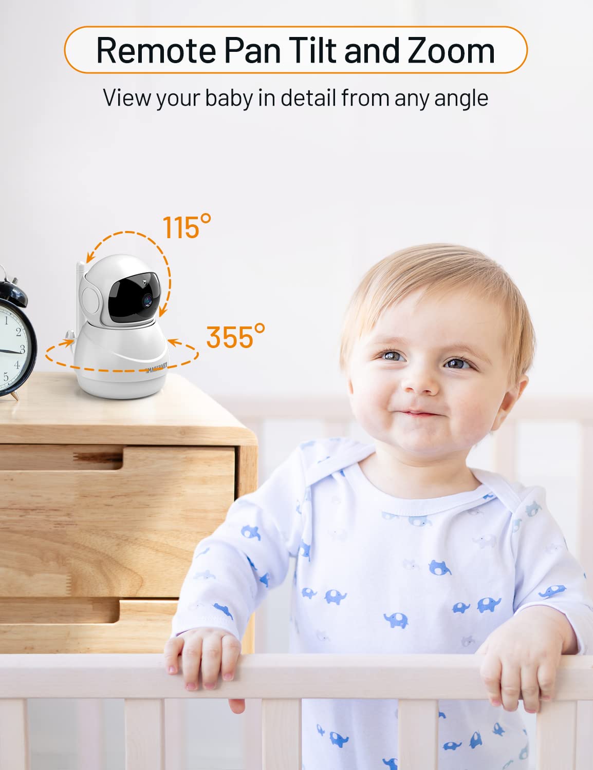 SmartBaby SM510 Add-on Baby Camera Unit No Battery Include