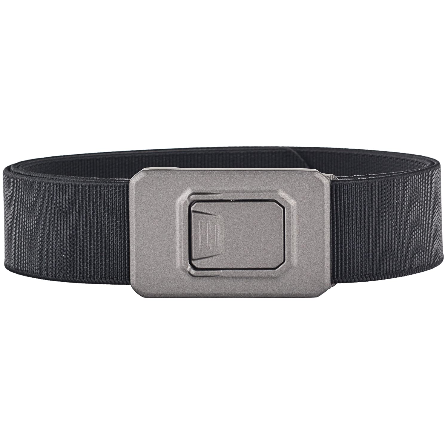 YWHCHI Belts for Men Nylon Belt for Hiking Golf Work Ratcheting Casual Mens Belt for Jeans Men's Belt Web Adjustable Belt (Black-E3068, M(115CM))