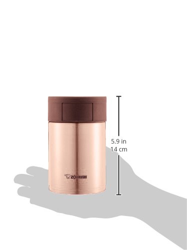 象印マホービン(ZOJIRUSHI) SW-HC Insulated Lunch Jar, 450ml, rosegold