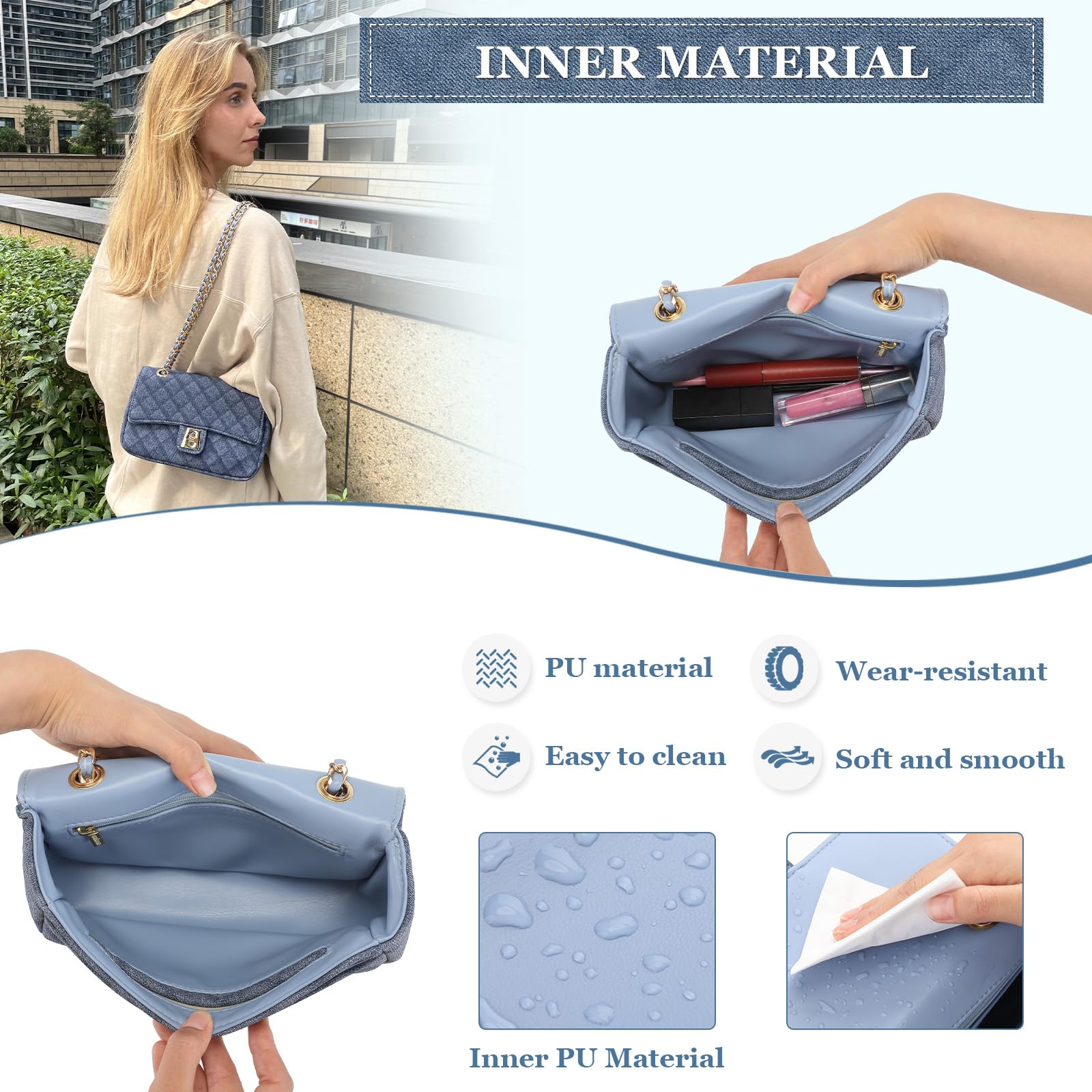 UBORSE Purses for Women Large Hobo Bags Satchel Shoulder Bag Washed PU Leather Tote Bag Top Handle Handbags