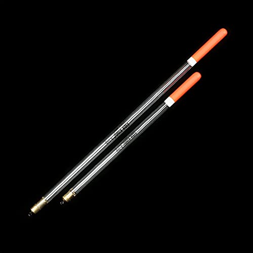 YDXNY 10Pcs 2.0/3.0g Plastic Flotteur Buoy Clear Fishing Floats Floating Stem Tubes Kits Tackle Accessories (Size : Transparent -3.0)