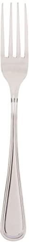 Winco Continental Table Fork Set, European, Heavyweight Stainless Steel, 18/0, 12-Piece