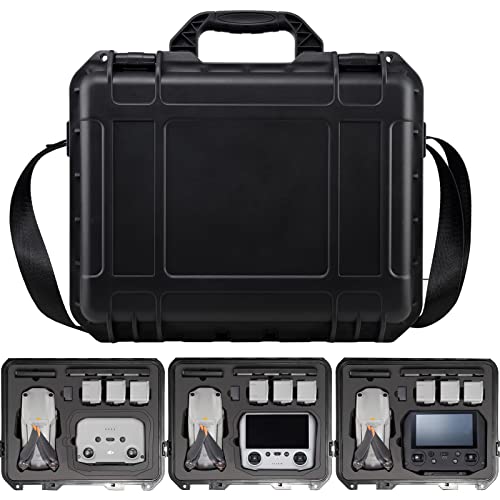 Professional Hard Case for DJI Air 2S with Strap Shockproof Waterproof Case Compatible with DJI Mavic Air 2, Smart Controller, Batteries,Charger, Lens Filter Case, Propellers