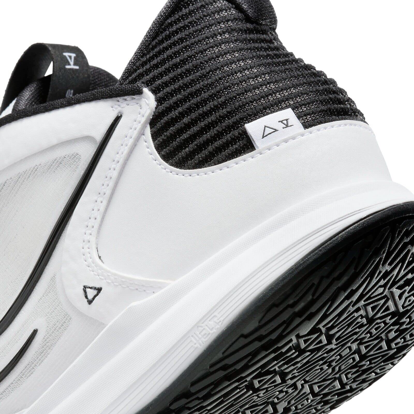 Nike Kyrie Low 5 (Team) TB White/White/Black DO9617-100 Men's Basketball Shoes (us_Footwear_Size_System, Adult, Men, Numeric, Medium, Numeric_8_Point_5)