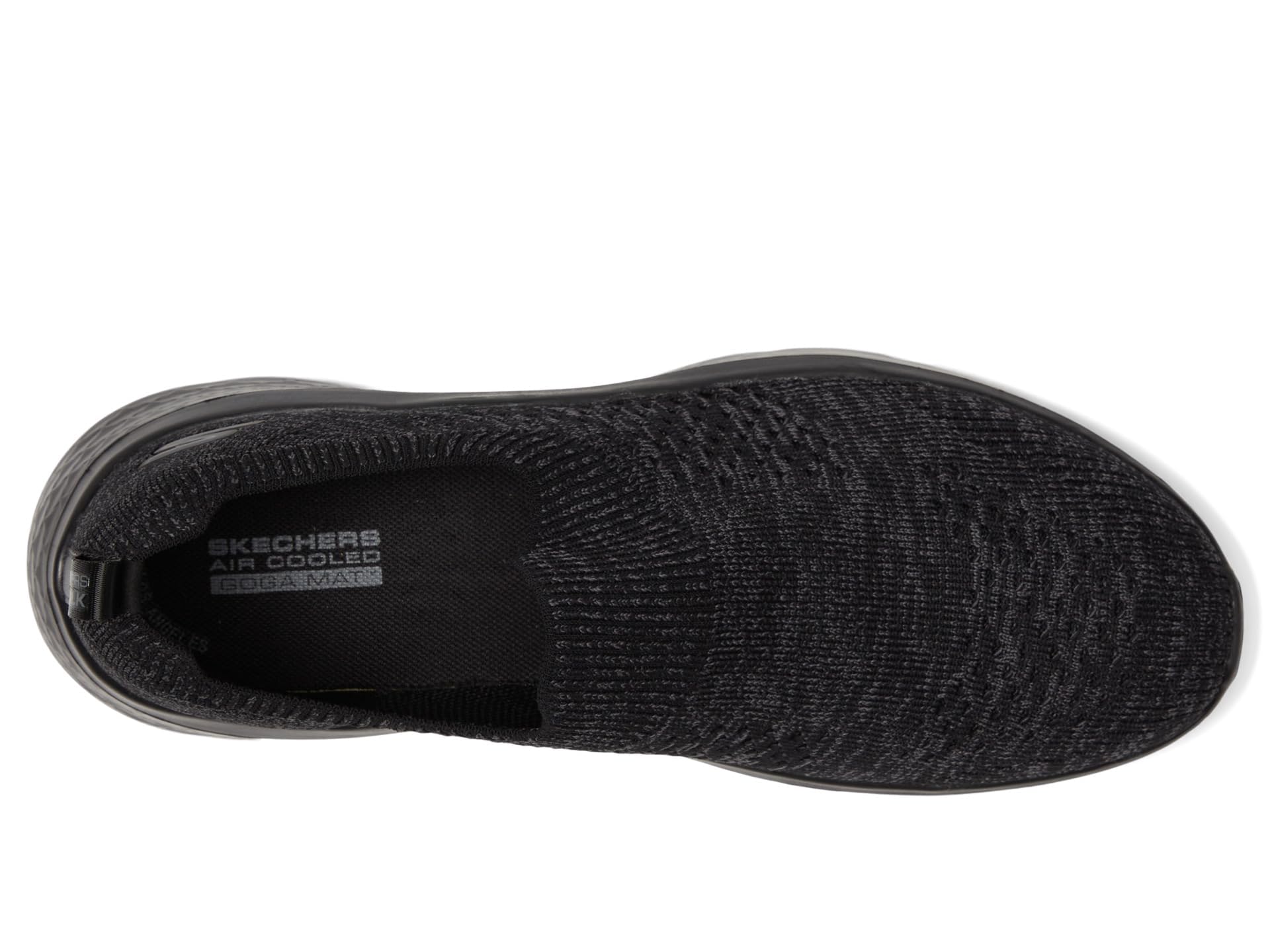 Skechers Women's Go Flex-Sky Breeze Casual Slip On Walking Sneaker, Black, 7.5