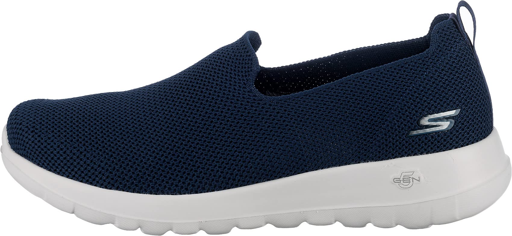 Skechers womens Walking Sneaker, Navy/White, 8 US