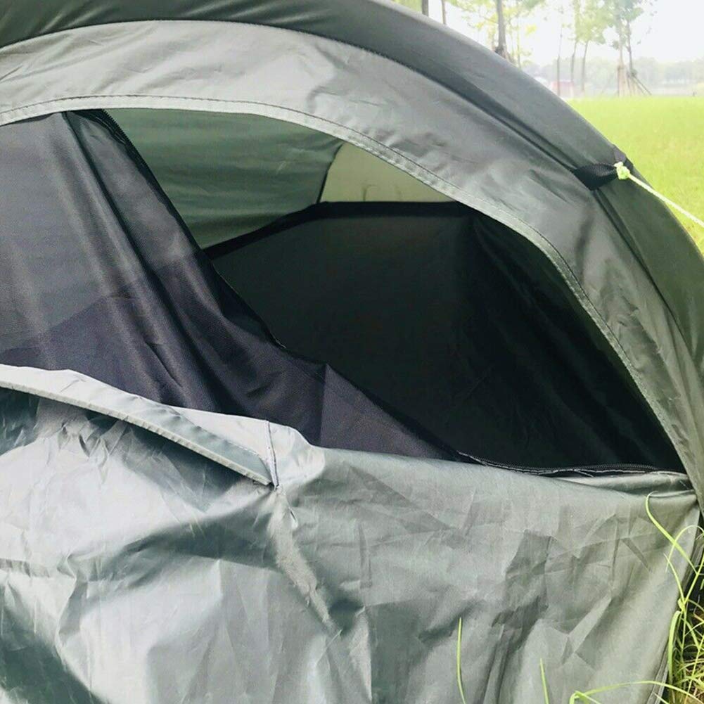 Ultralight Bivvy Bag Tent,with Wind Rope&Tent Pegs & Outer Bag,Compact Single Person Waterproof Ventilated Tent for Camping, Outdoor Survival