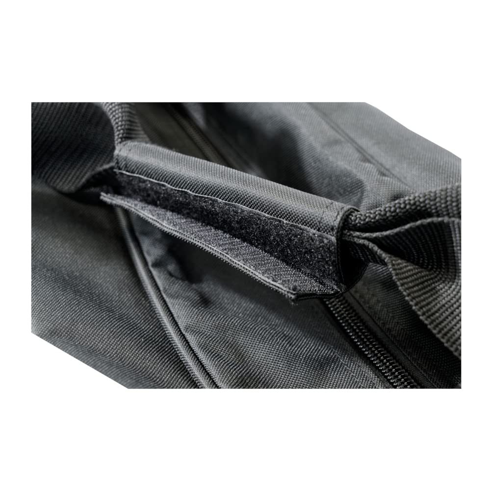 TRANSPACK SKI 182 Super Tough Water-Resistant Lightweight Compact Padded Travel Ski Bag Designed for a Single Pair of Skis - 182 cm, Black