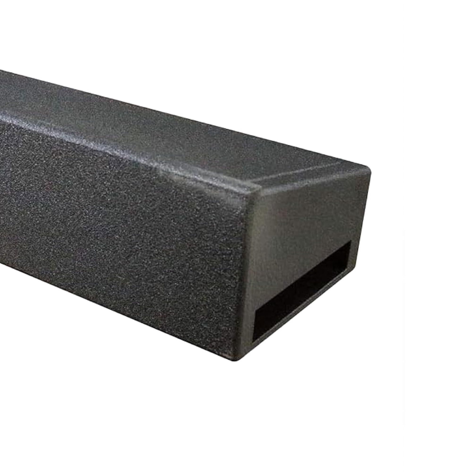 Q Power Easy to Install Durable 8 Inches by 11.25 Inches Dual Port Empty Subwoofer Enclosure Box with Underseat Down Fire and Loud Bass
