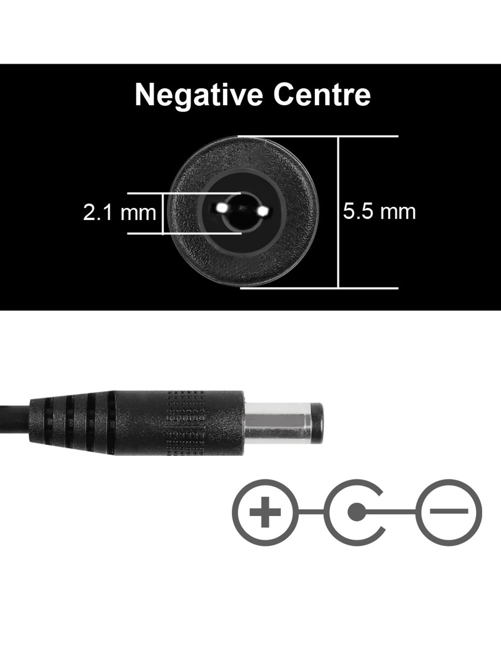 Mr.Power Guitar Effects Power Supply Adapter 9V DC 1A (1000mA) with Daisy Chain Cord Cable Free Insulated Cap (9V Adapter + 3 Way Cable)