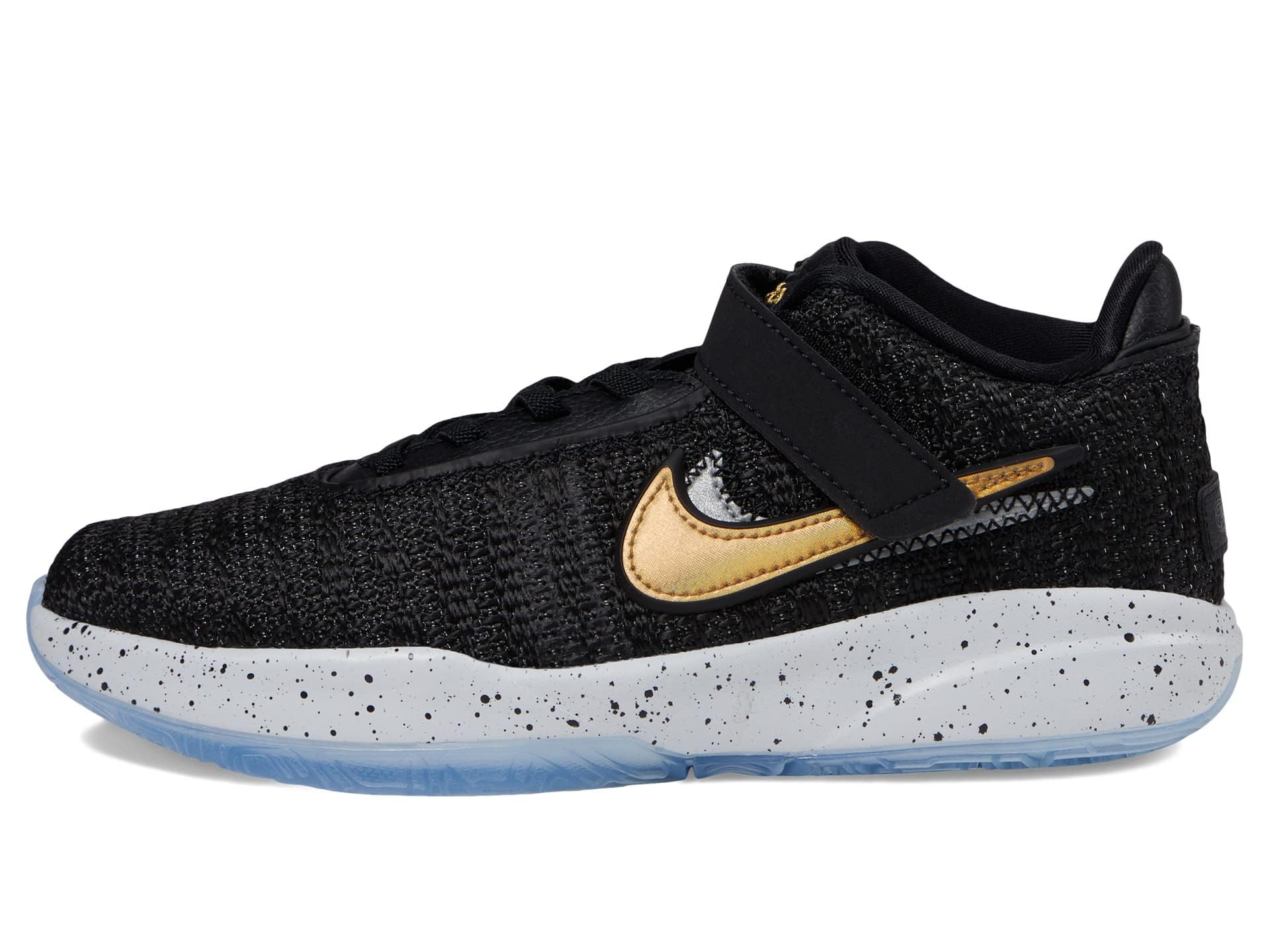 Nike Lebron XX PS (Little Kid) Black/Metallic Gold/White/Pure Platinum 13 Little Kid M