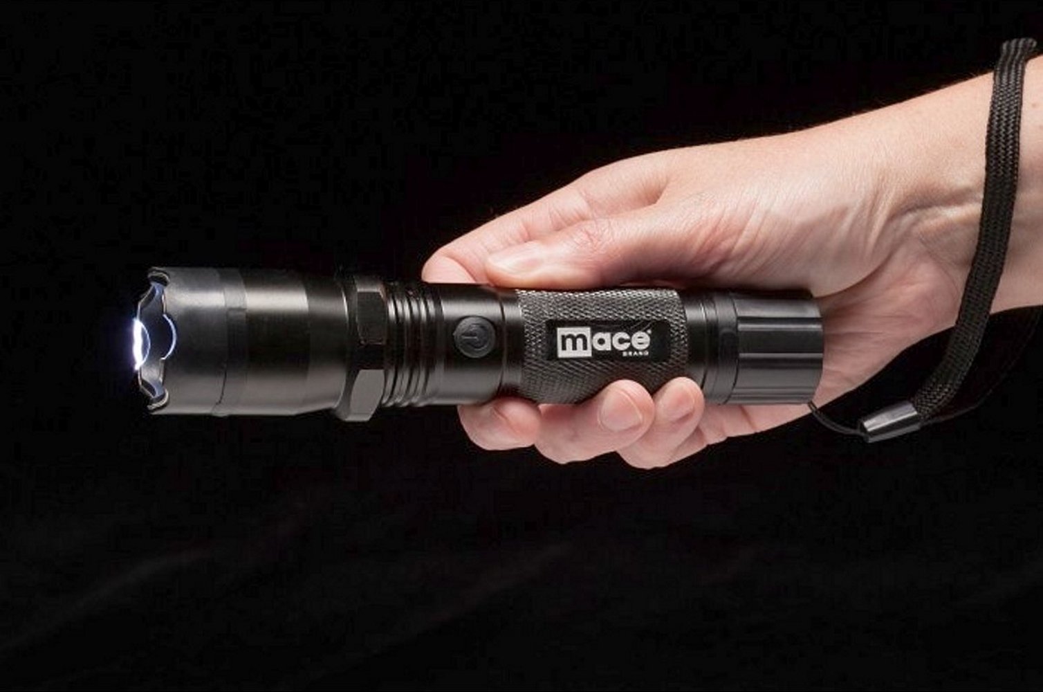 Nimrod's Wares MACE Stun Gun & Flashlight 2.4 Million Volts 300 Lumens Strobe Microfiber Cloth