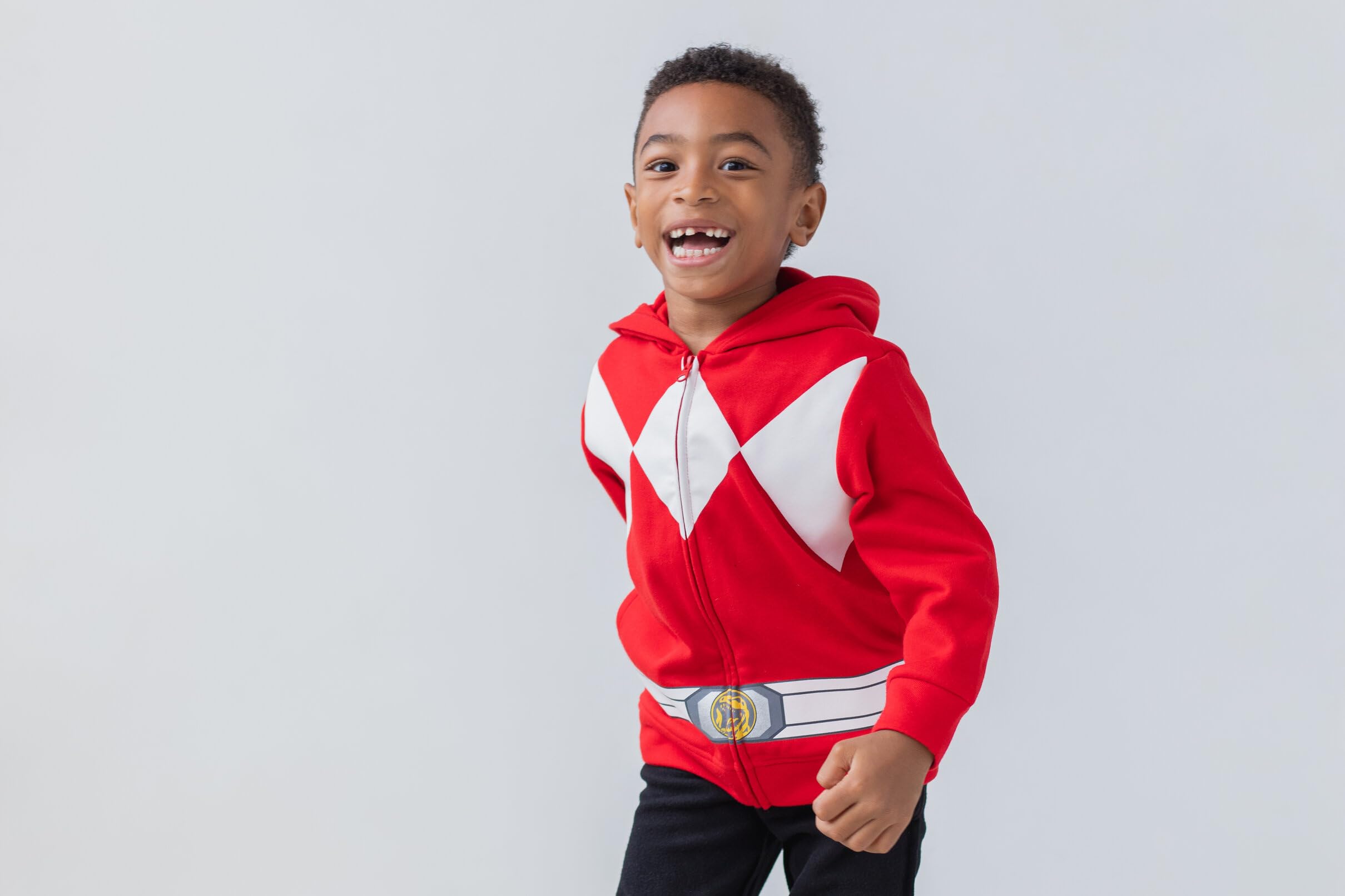 Power Rangers Red Ranger Toddler Boys Fleece Zip Up Hoodie 5T