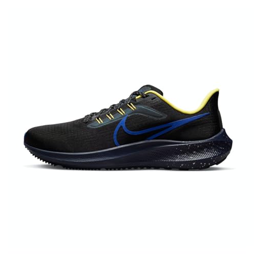 Nike Men's Air Zoom Pegasus 39 Running Shoe (Black/Hyper Royal-Thunder Blue, 10.5)