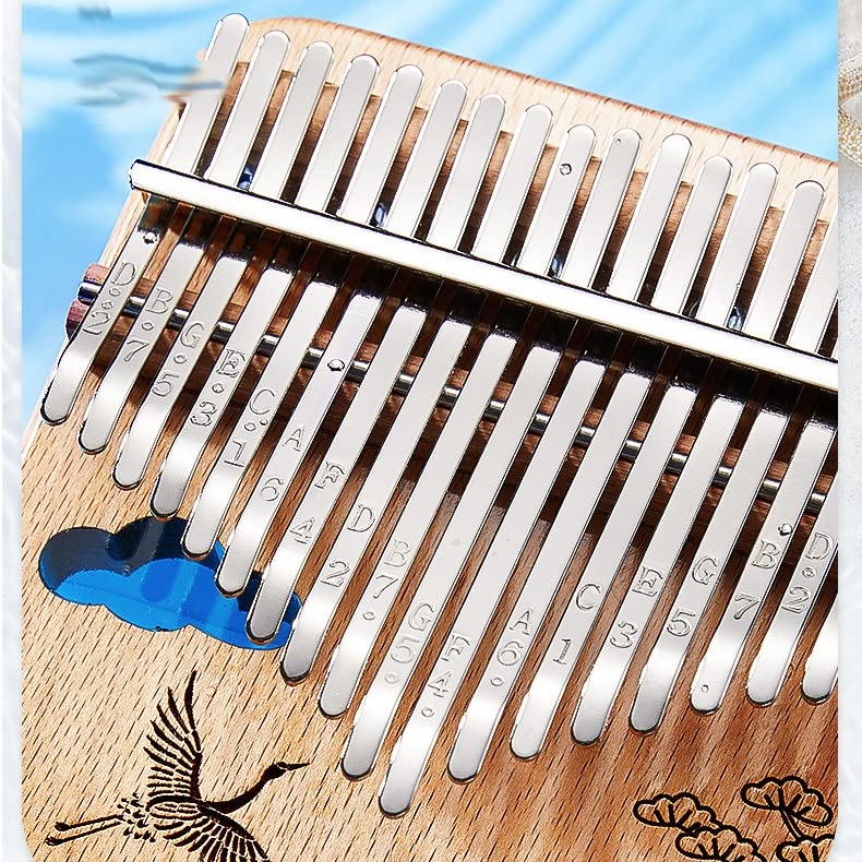 WSSBK 21 Key Kalimba Thumb Finger Piano Kalimba Resin Wood Mbira Keyboard Gifts with Bag Accessories