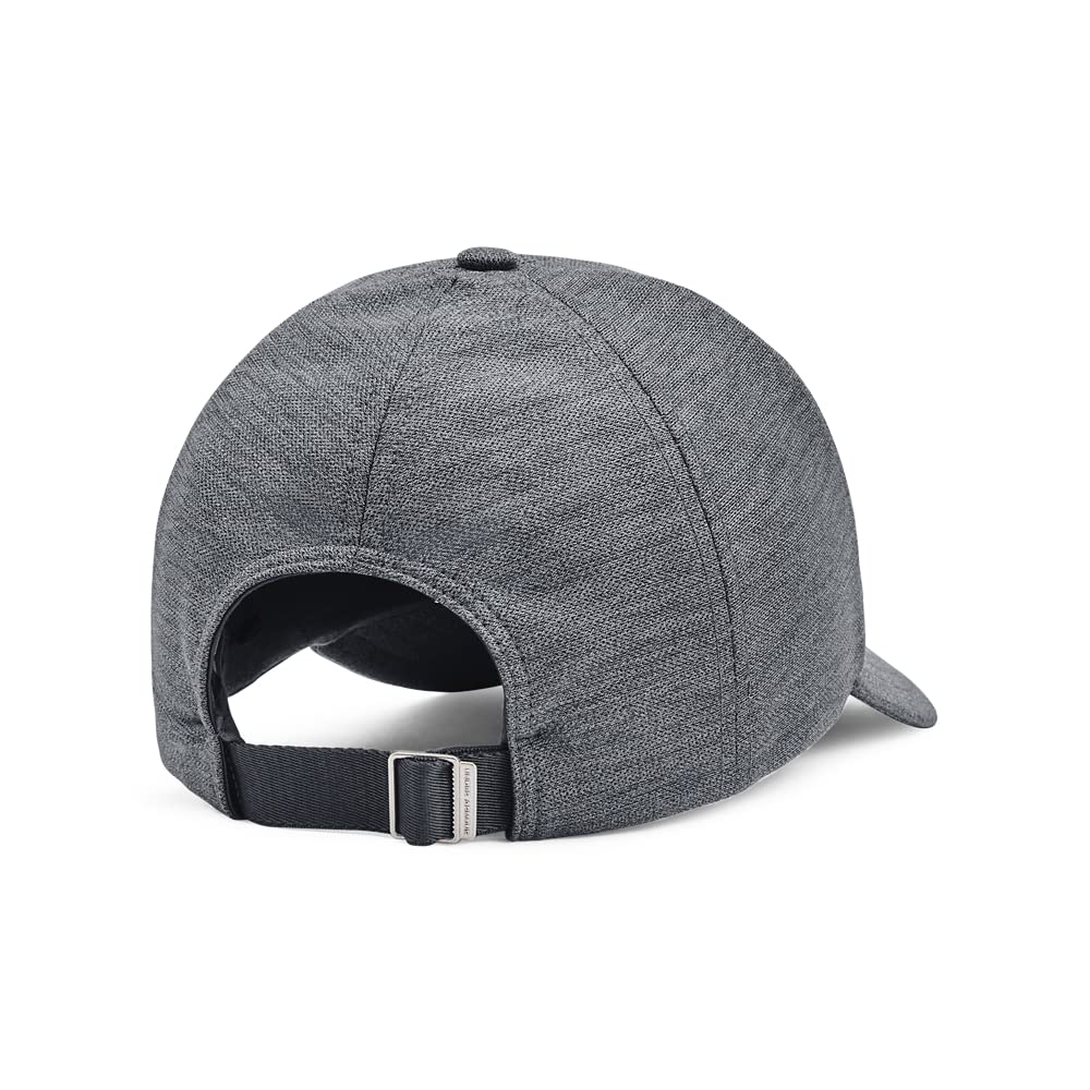 Under Armour Women's Play Up Heathered Adjustible Hat, Pitch Gray (012)/Jet Gray, One Size Fits Most