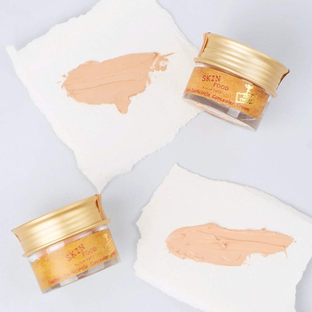 SKINFOOD Salmon Dark Circle Concealer Cream #1 - Concealer for Dark Circles - Under Eye Concealer for Dark Spots and Wrinkles - Full Coverage Under Eye Concealer - 0.35 Oz/10 g (Salmon Blooming)