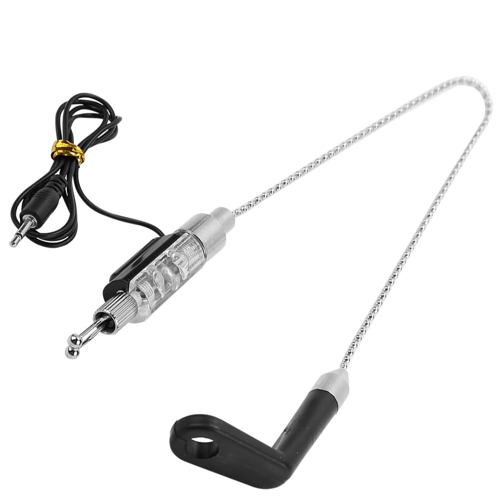 Yeuipea Chain Bite Indicators,Fish Bite Alarm LED Illuminated Indicators Chain Hanger Fishing Tool Tackle Accessory(2613)