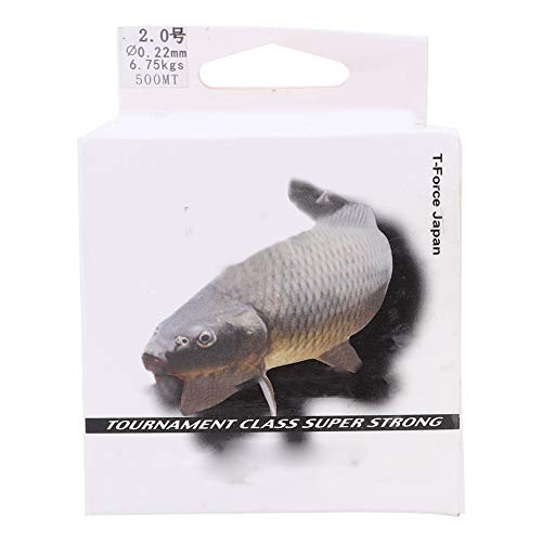Yeuipea Fishing Line,500m Super Strong Nylon Fishing Line Thread Cord Sea Fresh Water Fish Tool