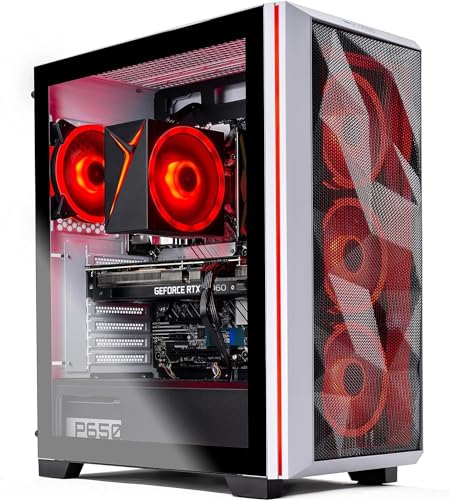 Skytech Chronos Gaming PC Desktop β Intel Core i5 12400F 2.5 GHz, NVIDIA RTX 4060, 1TB NVME SSD, 16GB DDR4 RAM 3200, 650W Gold PSU, 11AC Wi-Fi, Windows 11 Home 64-bit