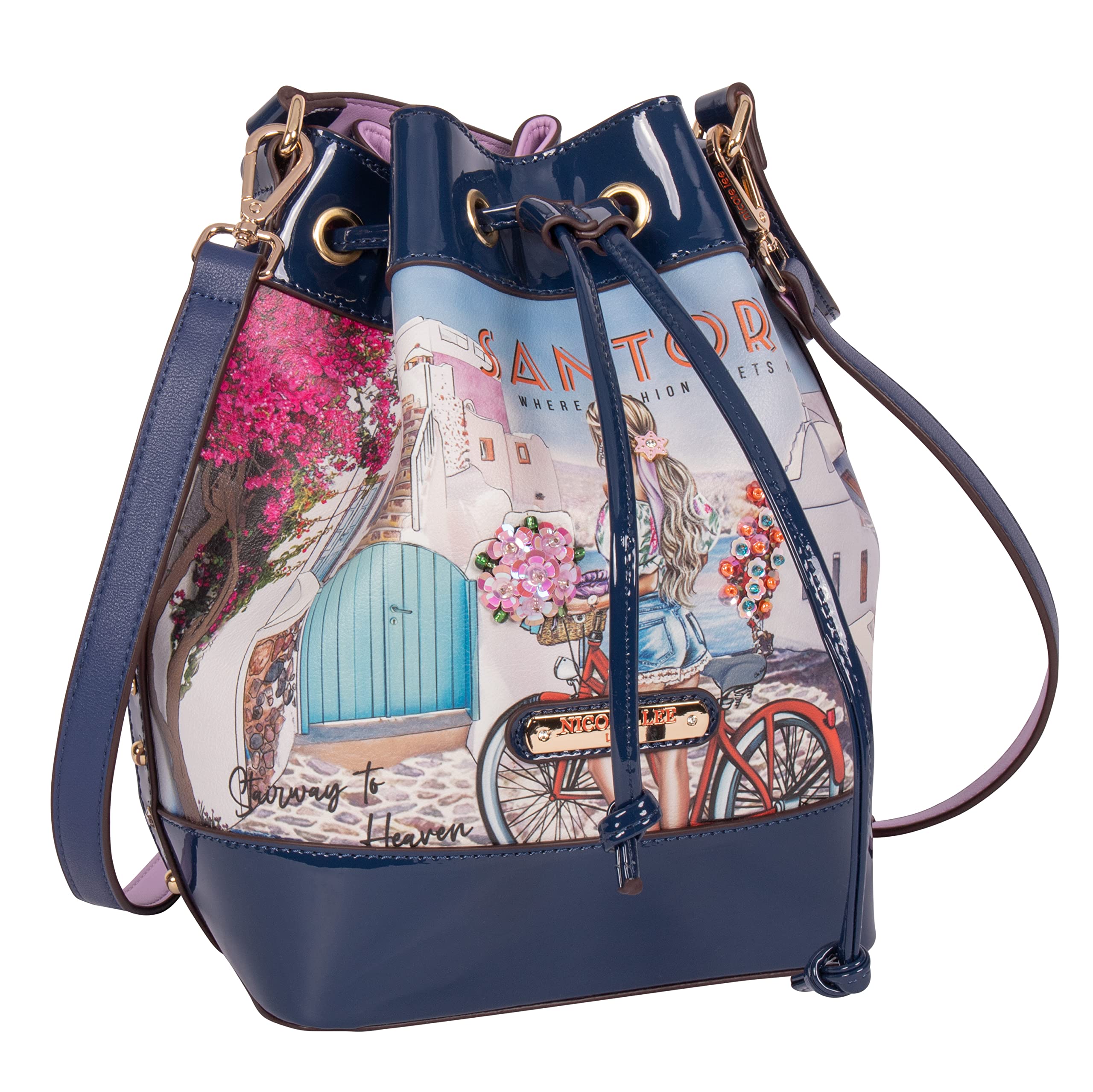 Nicole Lee STAIRWAY TO HEAVEN BUCKET BAG - SHE16490