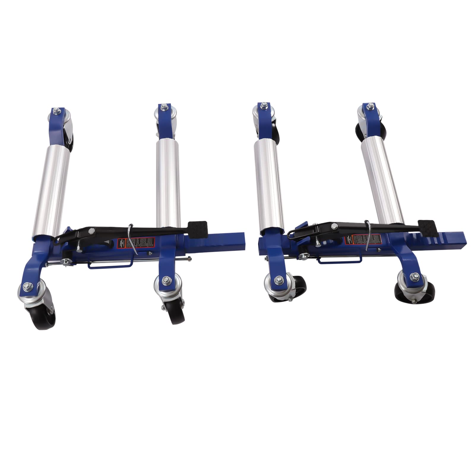 ZAWAYINE Car Wheel Dolly, Heavy Duty Self Loading Dolly with Ratcheting Foot Pedal, 1300lbs Capacity, 2 Pack
