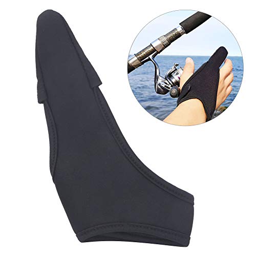 Yeuipea Fishing Finger Hands Gloves, 2PCS Artificial Leather Single Finger Hands Protection Protector Gloves for Fishing Fishermen Tools