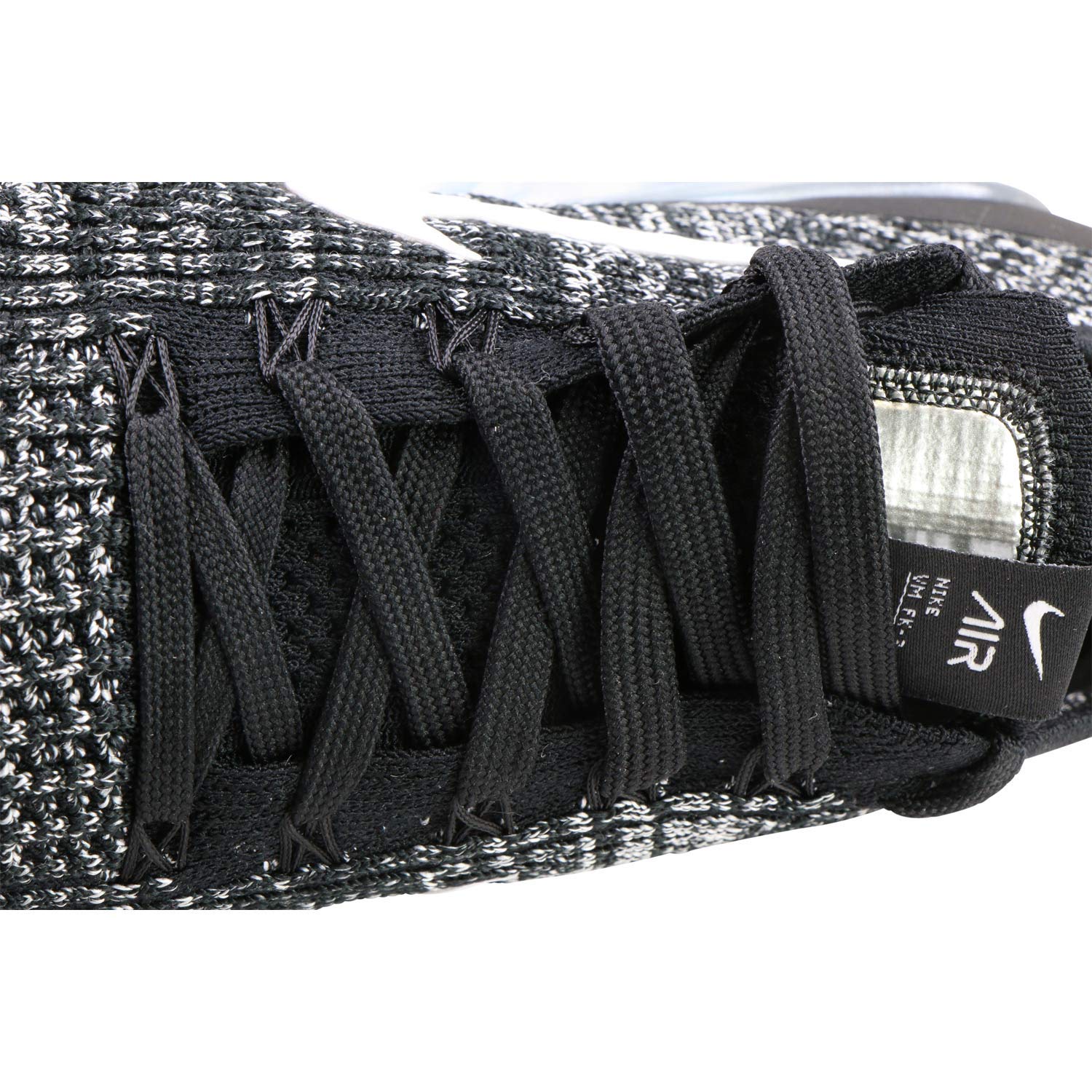 Nike Mens Air Vapormax Flyknit 3 AJ6900 002 - Size 7 Black/White-Metallic Silver