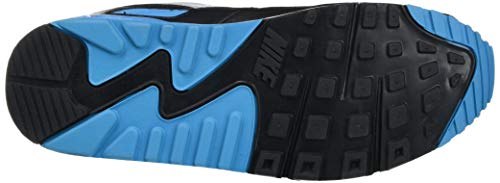 Nike Men's race running shoes, White Black Grey Fog Laser Blue, 9