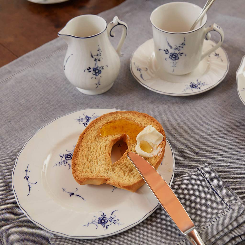 Villeroy & Boch Vieux Luxembourg Bread & Butter Plate, 6.75 in, White/Blue