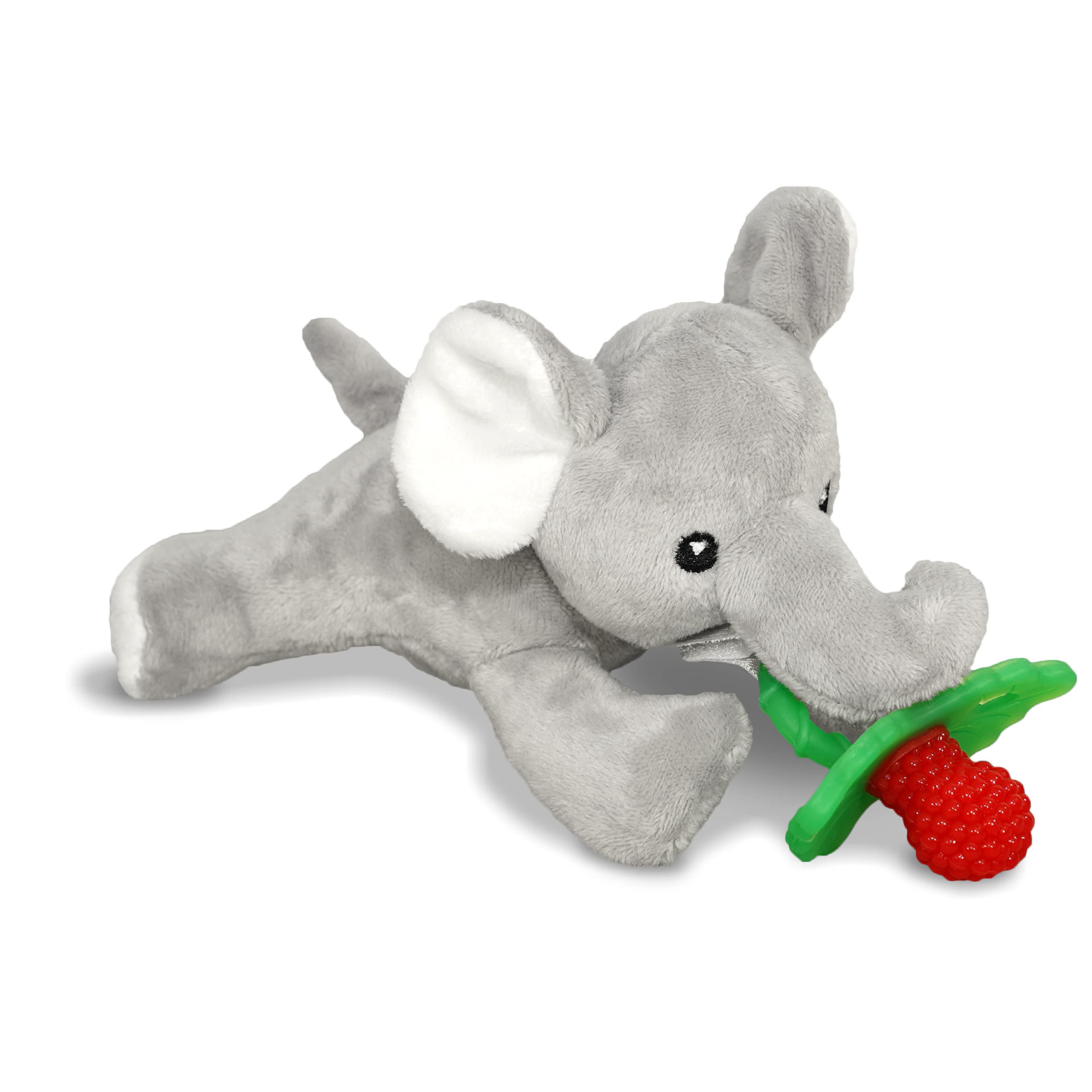 RaZbaby RaZbuddy RaZberry Teether/Pacifier Holder w/Removable Baby Teether Toy - 0M+ - Bpa Free - Dragon