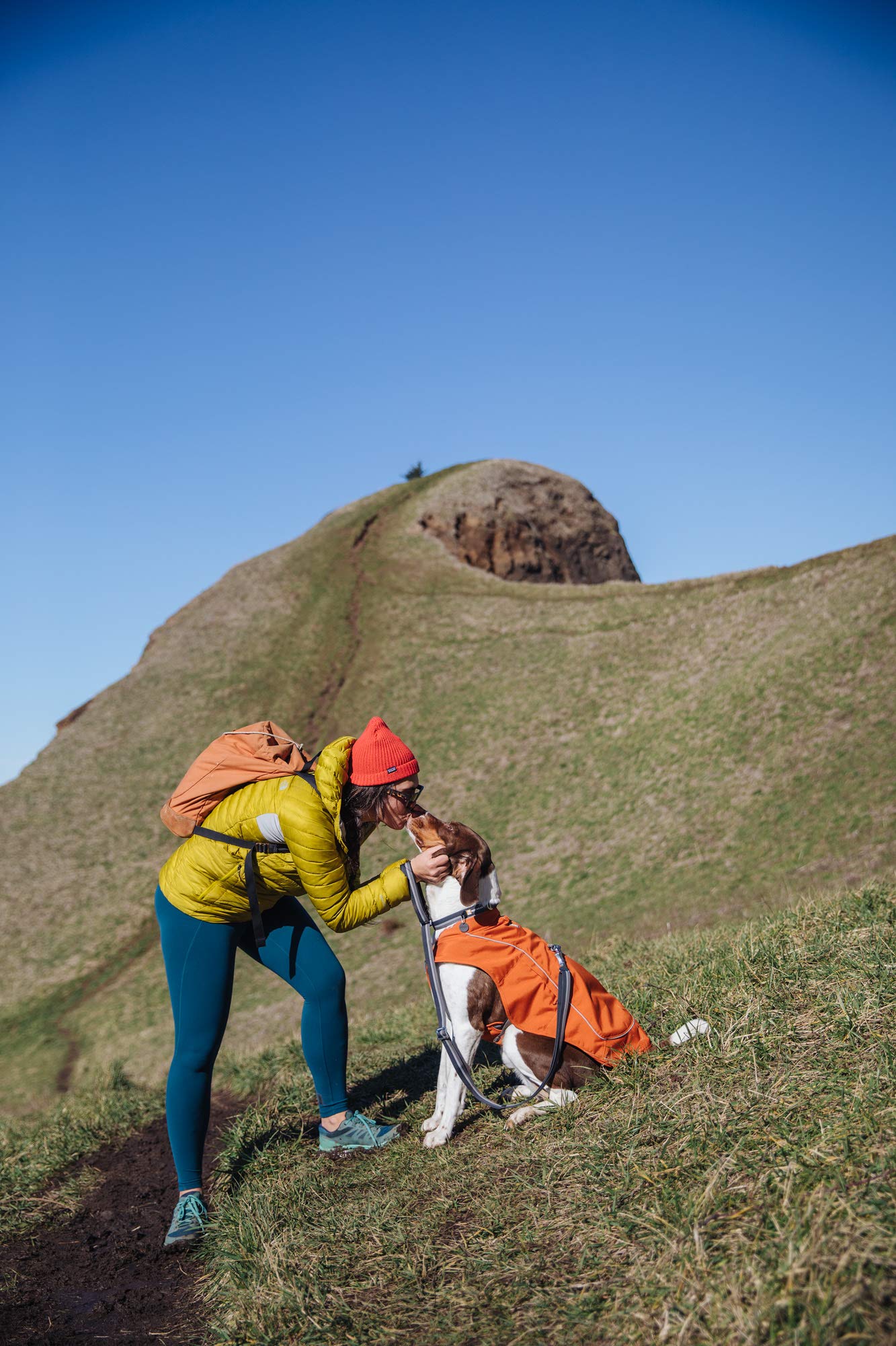 Ruffwear, Overcoat Fuse Jacket Harness Combo for Dogs, Canyonlands Orange, Medium