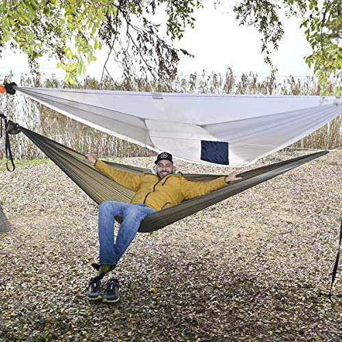 onewind Ultralight Camping Hammock, 11ft Portable Lightweight Hammock with Tree Straps Hammock for Camping, Backpacking and Hiking, OD Green