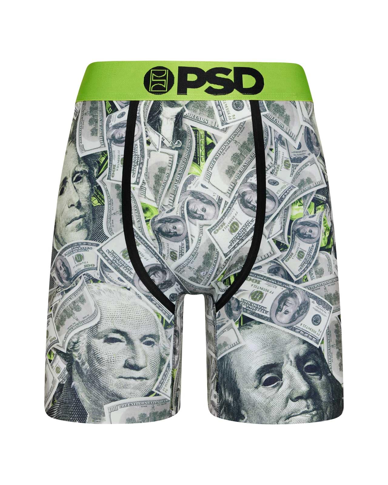 PSD Men's Dead Presidents Boxer Briefs, Multi, XL